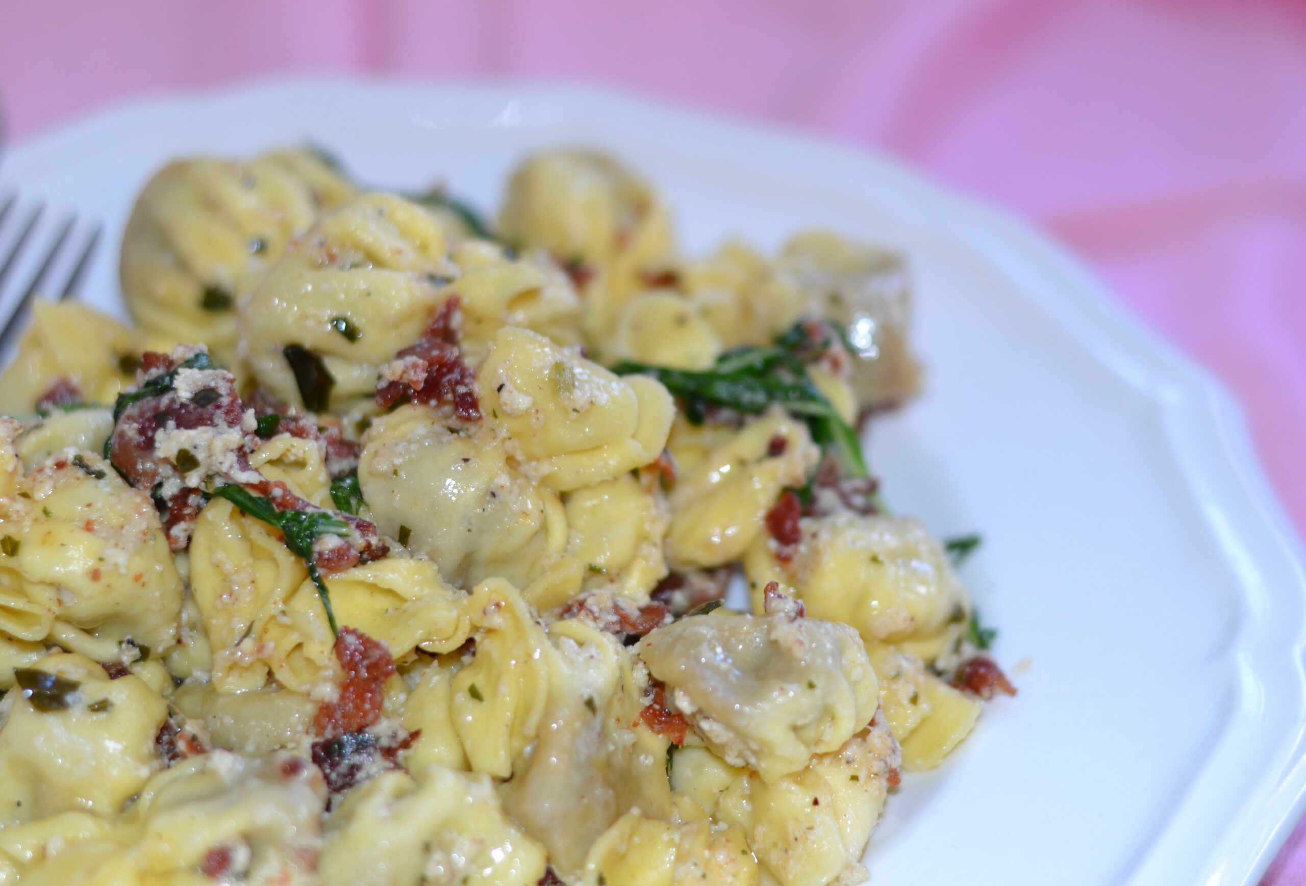 Spoil Your Valentine with an Italian Sausage Borsetti with Bacon and ...
