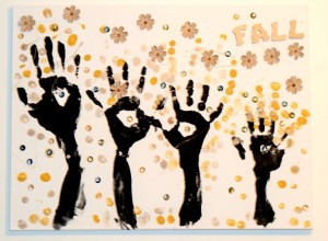 Making Memories with a Fall Family Tree Canvas Craft - Mommy Kat and Kids