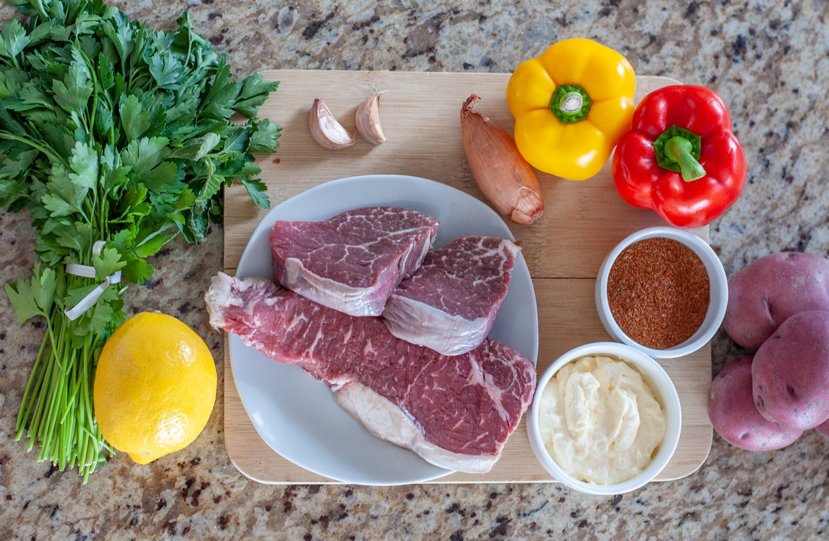Easy Spanish Style Steak With Salsa Verde Recipe - Mommy Kat and Kids
